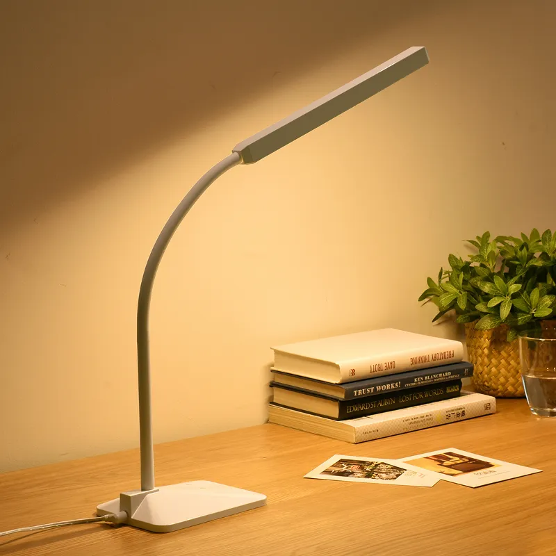 Minimalism LED Desk Lamp Lampara Escritorio Table Lamp Touch Control ...