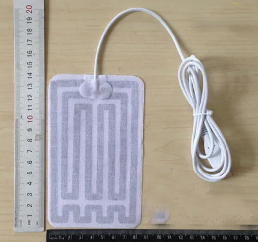 5V USB Heating Element Film Heater 8 × 13 cm for Warm Feet Warmer ...