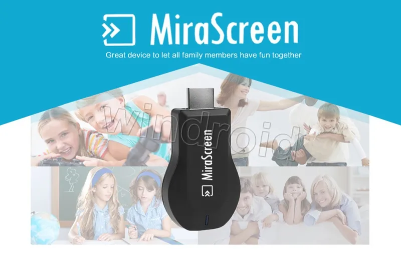 Wireless Display Dongle: MiraScreen MX Media Streamer Mirror Your ...