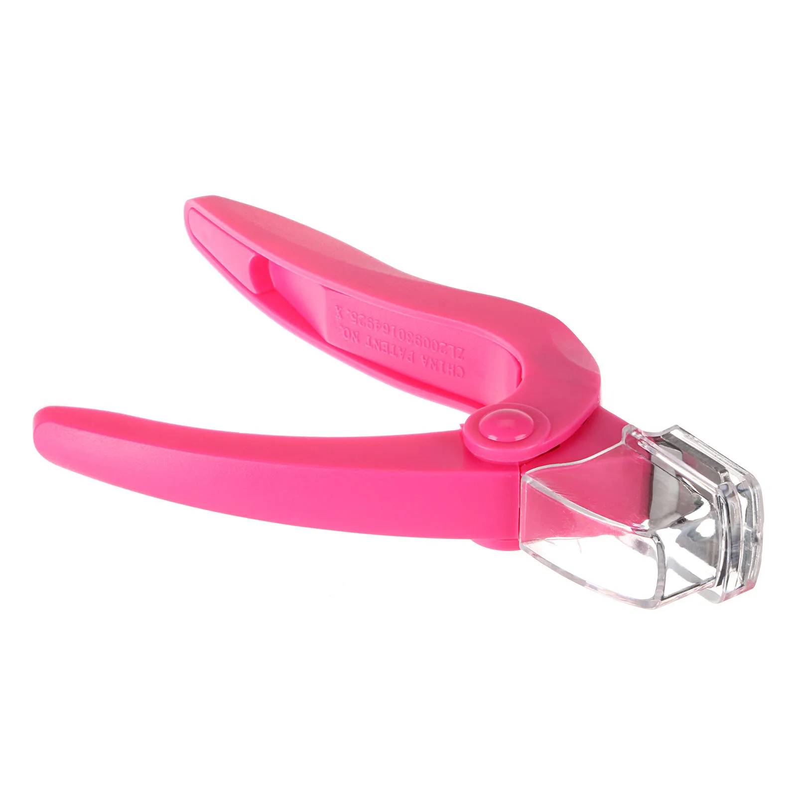 Pink Color Nail Clippers Cutter Acrylic False Nails Triple Cut Tools ...