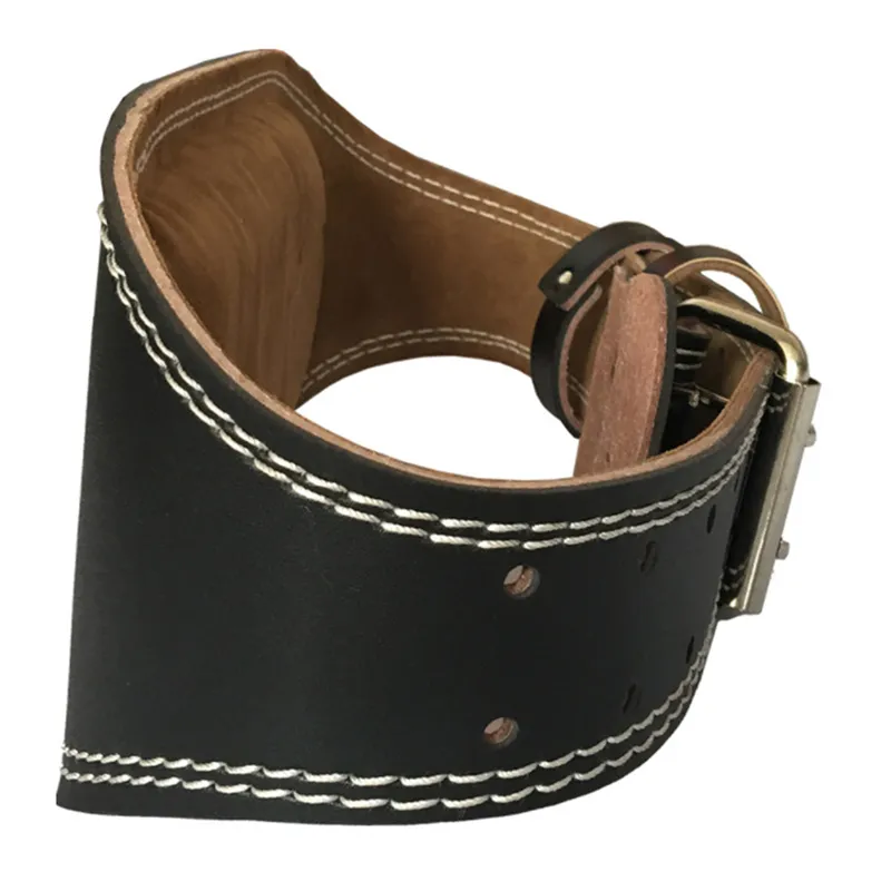 Premium Leather Weightlifting Belt - Heavy Duty Back Support for Gym ...