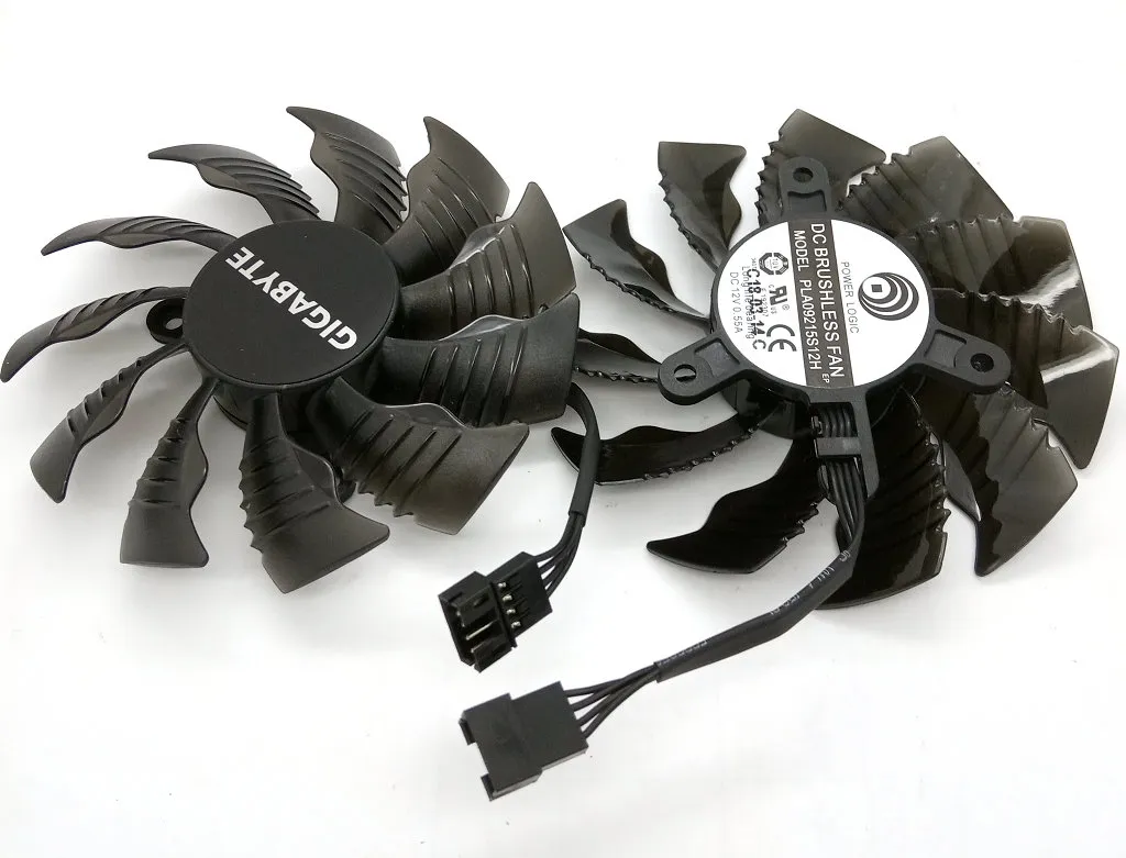 GIGABYTE GTX960 12V 0.55A 90mm Sleeve Bearing Graphics Card Cooling Fan ...