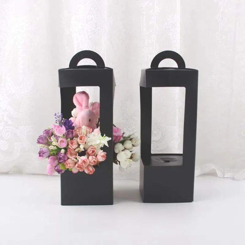 Lighthouse Flowers Box Waterproof Plastic Packaging Gift Boxes Floral ...
