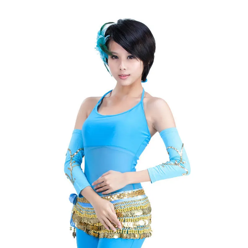 Snakeskin Belly Dance Belly Dance Accessories Set With Arm Sleeves ...