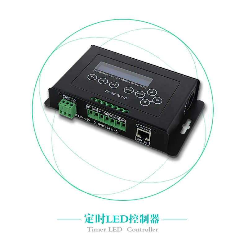 DHgate.com:DC12V-36V LED Dimmer Aquarium Controller, DMX 512 Input ...