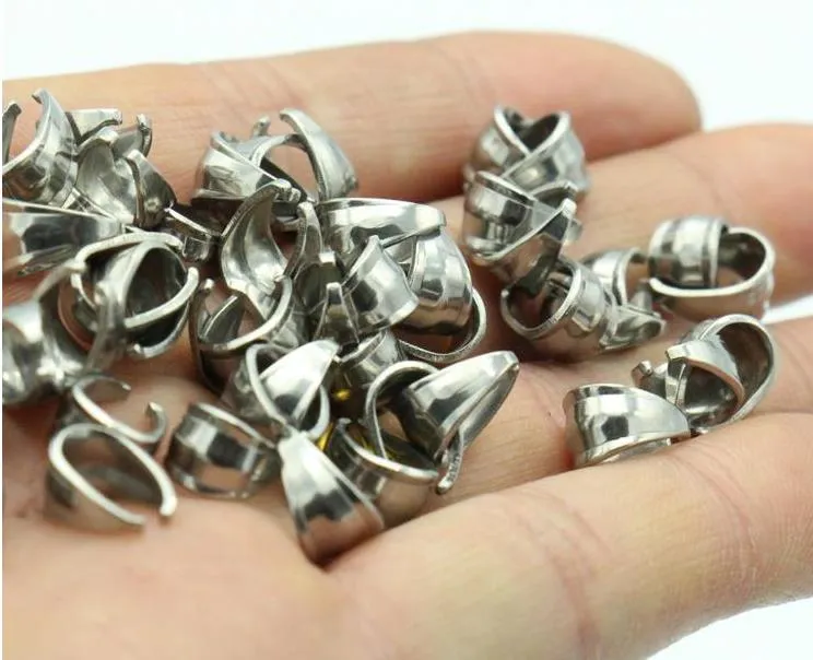 Top Quality Stainless Steel Pendant Pinch Clip Clasps Jewelry Findings ...