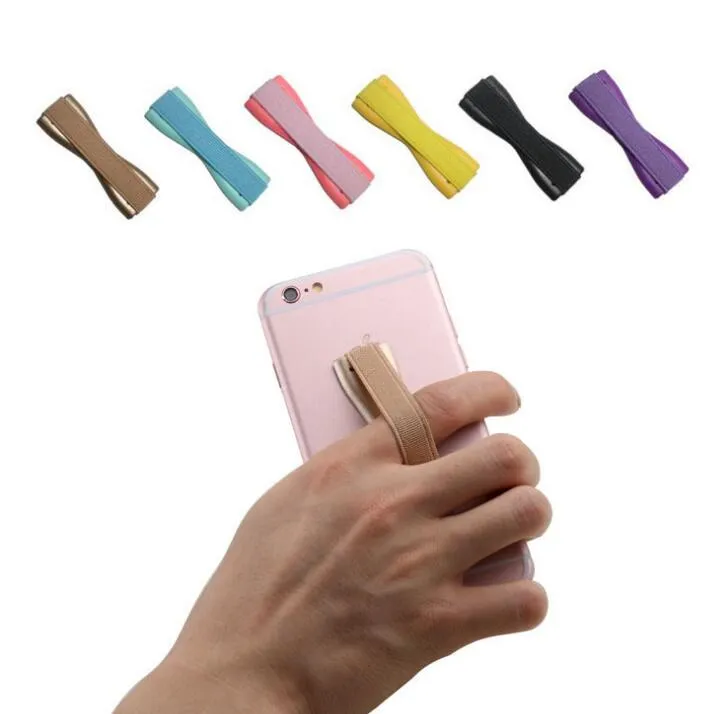 Ergonomic Phone Holder With Elastic Grip Band: Universal Anti Slip ...