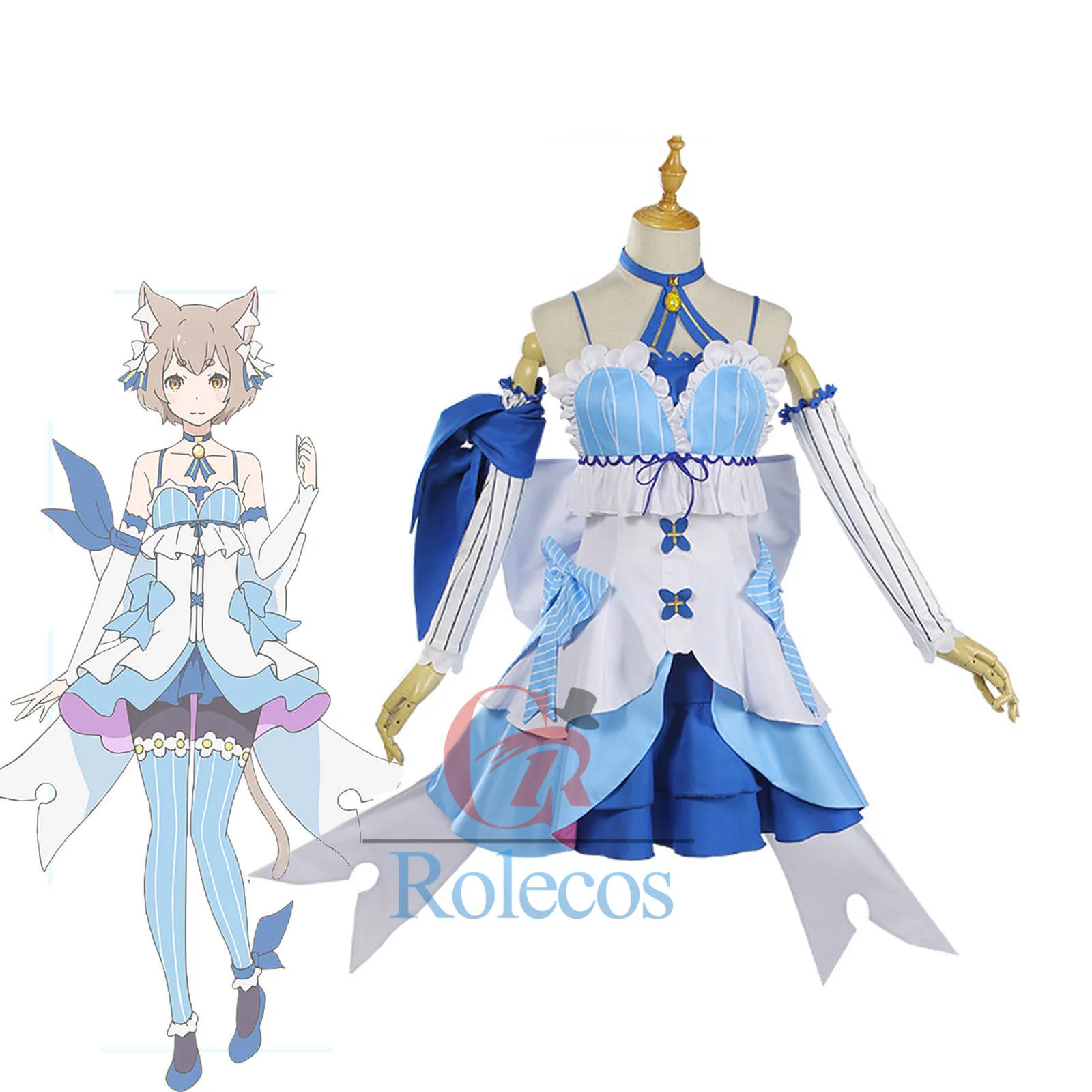 Anime Rezero Felix Argyle Cosplay Costume Set Unisex Full Sleeve 7898