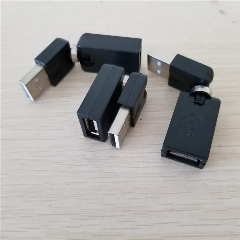 360° Rotating USB 2.0 Swivel Usb To Jack Adapter With Type A Male To ...