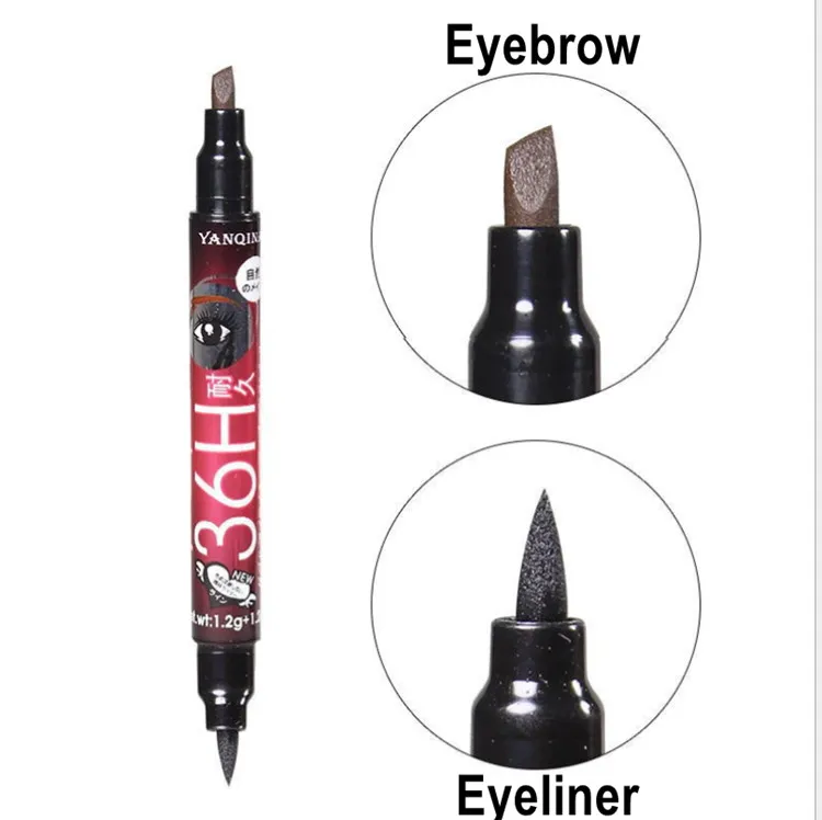 DHgate.com:2 in 1 Black Liquid Eyeliner + Eyebrow Pencil Set ...