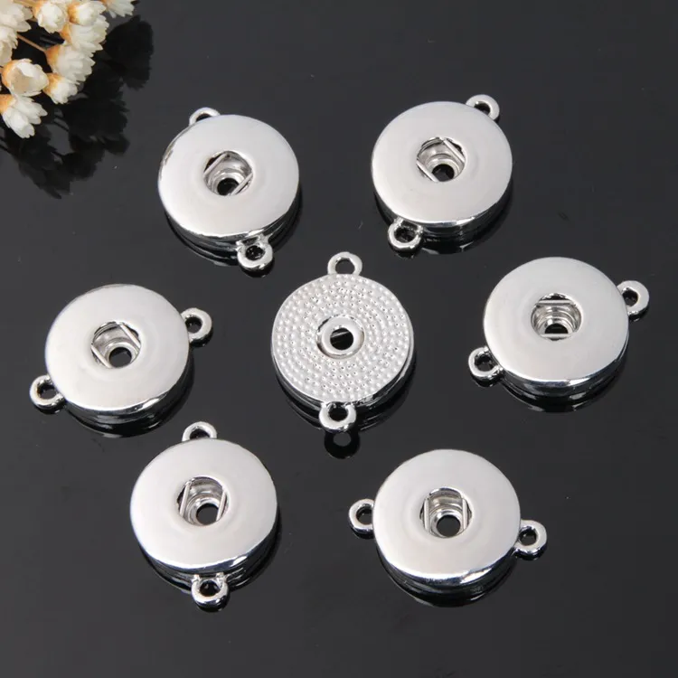 DHgate.com:50 Pcs 18mm DIY Snap Button Base Flat Findings Jewelry Bag Buckle Ginger Snap Button ...
