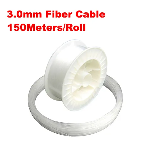 DHgate.com:3mm LED Fiber Optic Cable, 150m/roll, PMMA Optic Cable End ...