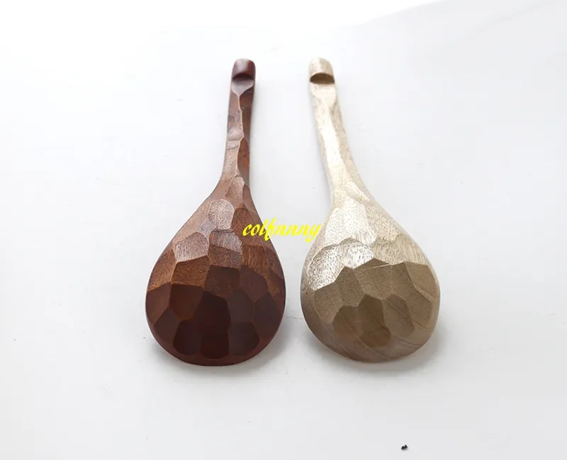 20*4.5cm Japanese Non Stick Tortoise Shell Wood Wooden Bowl And Spoon ...