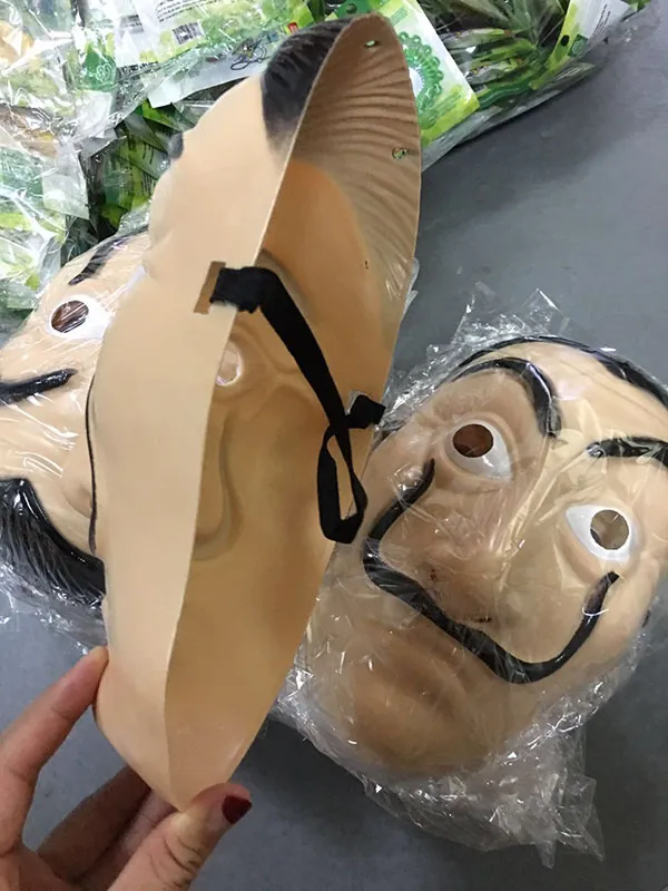 Salvatore Dali Cosplay halloween face mask - Realistic Movie halloween ...