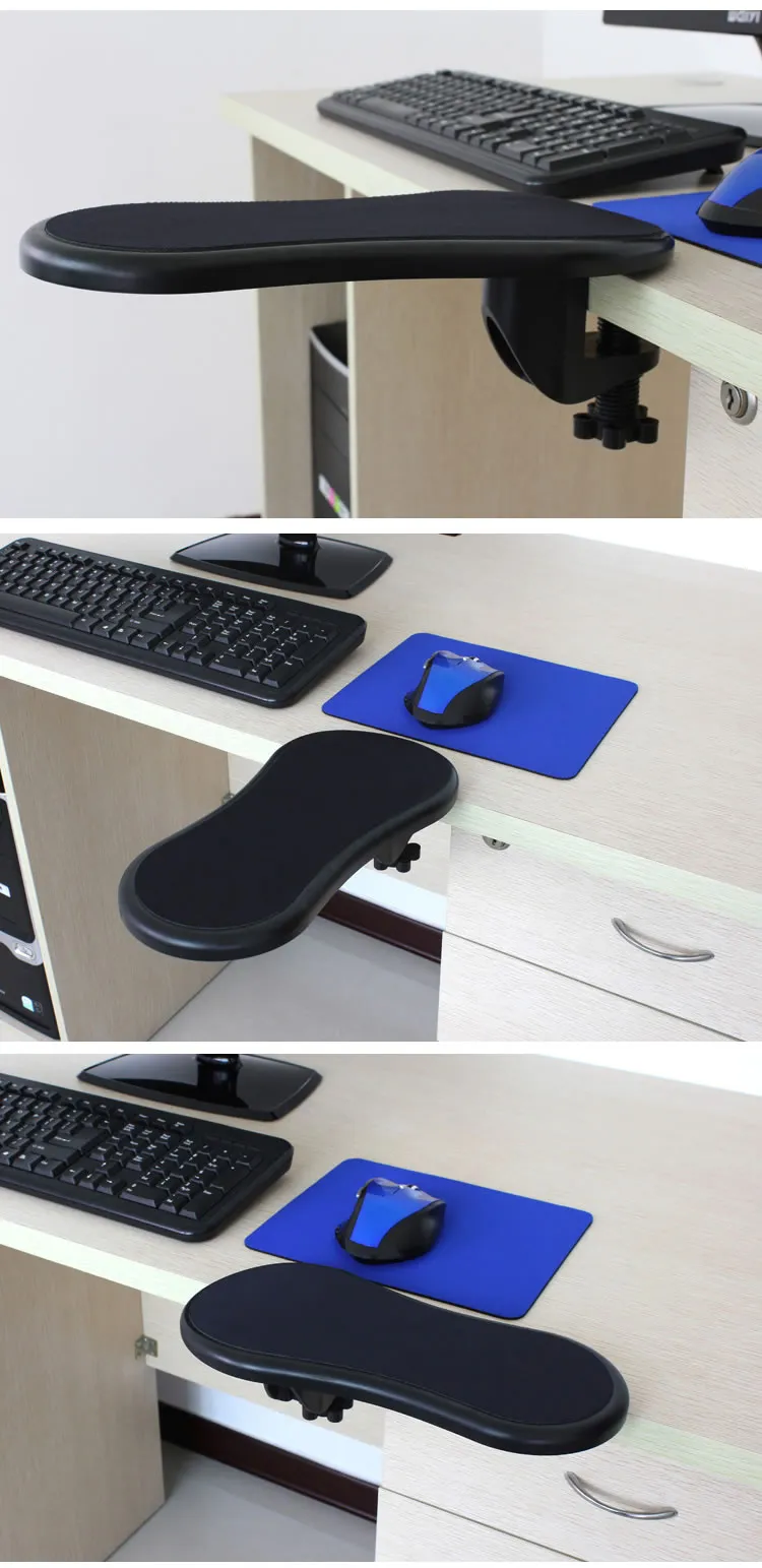 Ergonomic Desk Arm Rest Mouse Pad With Wrist Support Computer Table ...