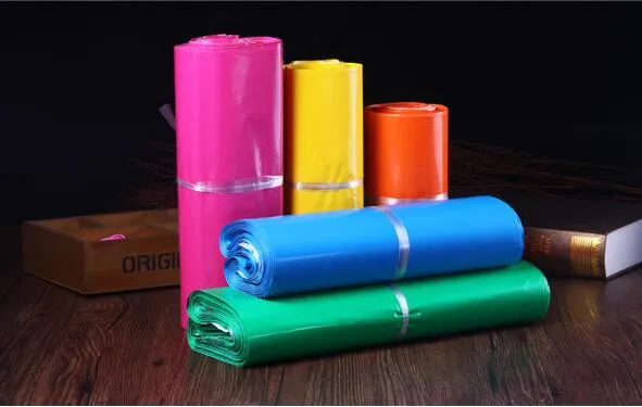 Large Poly Mailer Bags Set Of A4 Size, Pink & Yellow Express Postal ...