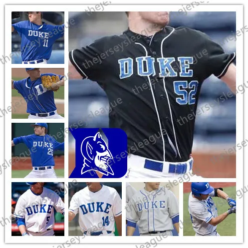 Duke Blue Devils Custom Any Number Any Name White Blue Black Gray Good ...