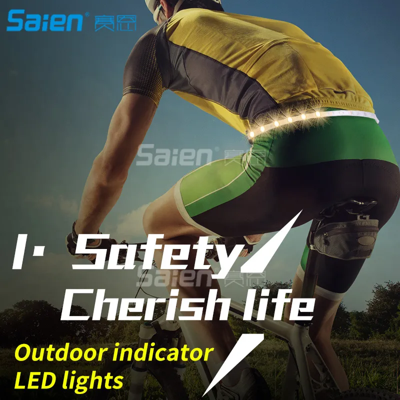 LED Running Lights for Runners - Rechargeable Reflective Waistband ...