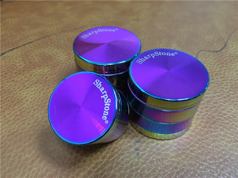 Rainbow Sharpstone Grinders Ice Grinder Zinc Alloy Metal Grinders 40/50 ...