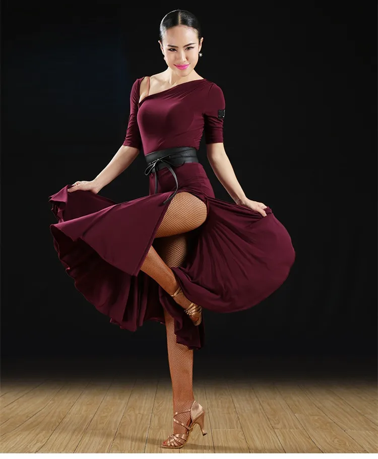 Robe De Danse Latine Robe De Salsa Femme Danse Usure Compétition Latine