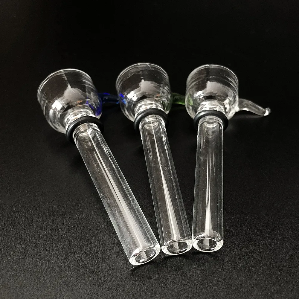 Glass Stems: Wine Cup Style Glass Slide With Black Rubber Downstem For ...