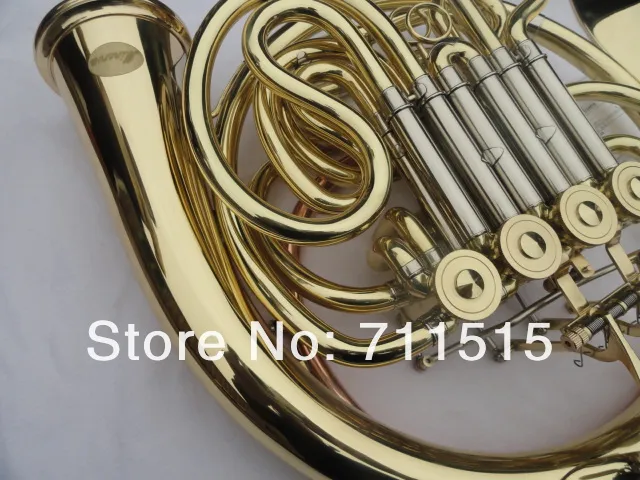 Premium Gold French Horn - Double Row 4 Key, F/Bb Key - Best Seller ...