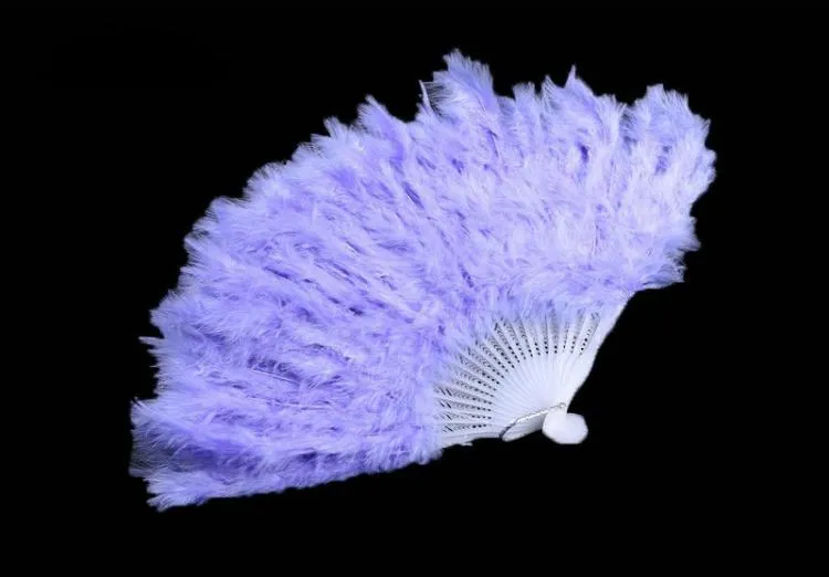 SN1163 Fluffy Feather Hand Fans Elegant Wedding... From Szyang, $1.31 ...