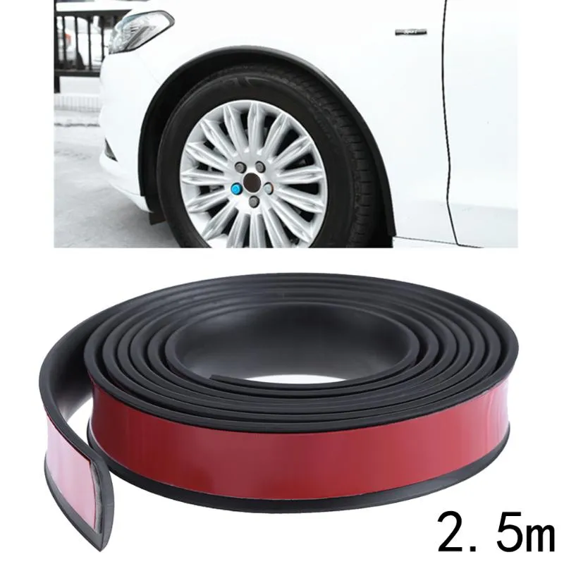 Car Fender Flare Extension Wheel Eyebrow Protector Strip PU Automobile ...