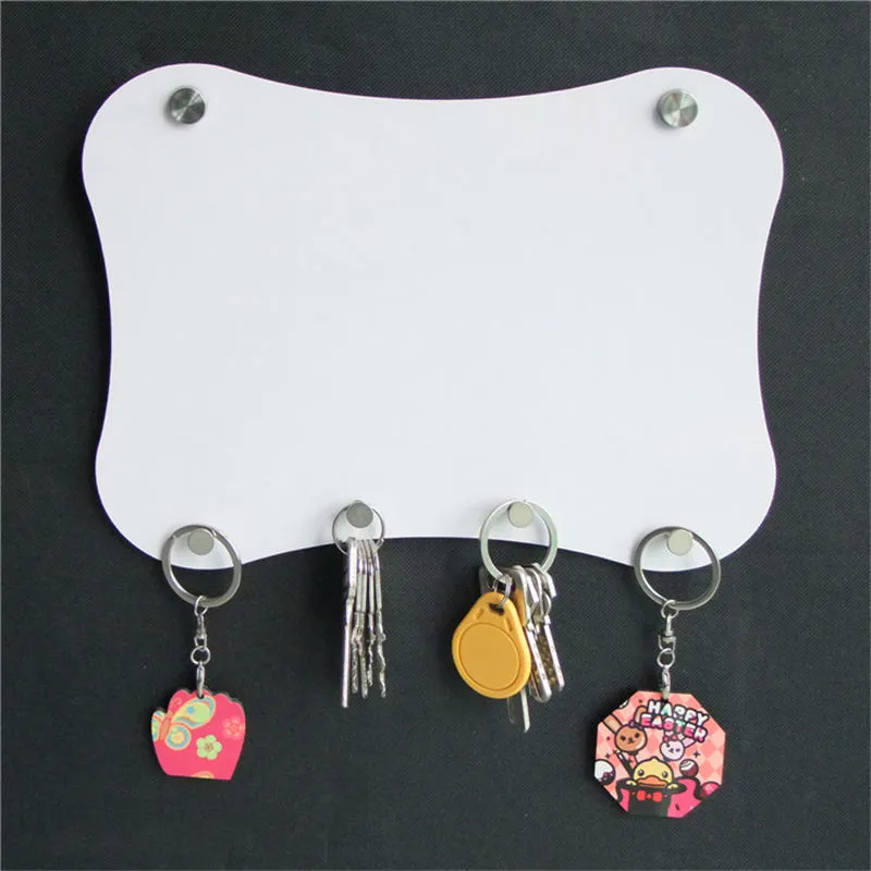Sublimation Blank MDF Bones Shape Key Hanger Heat Transfer Printing ...