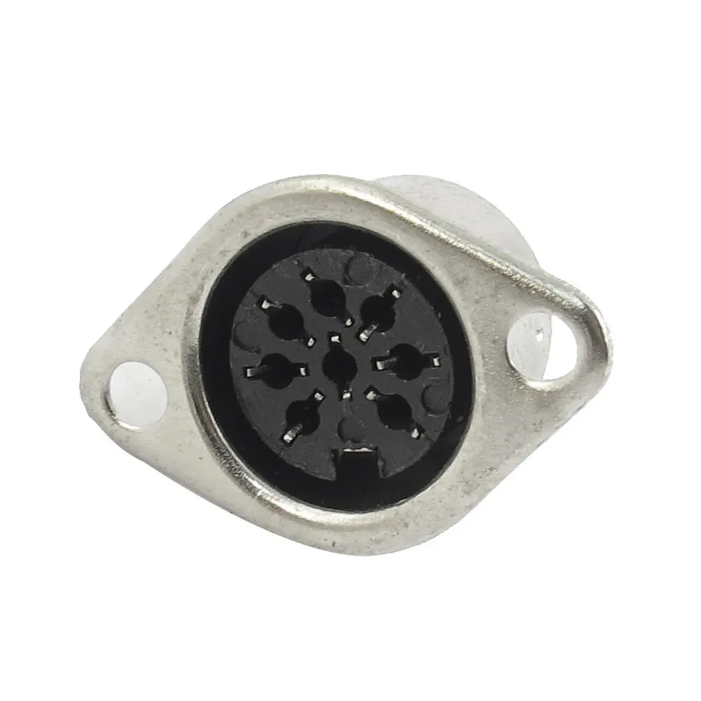 Conector De Gato Hembra De 8 Pin Mini Din Enchufe: Adaptador De Chasis ...