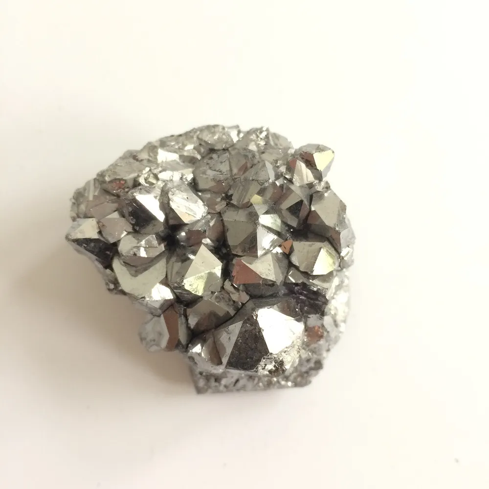 Aura Titanium Cluster Chunk Pendant Natural Raw Crystal Quartz Wand ...