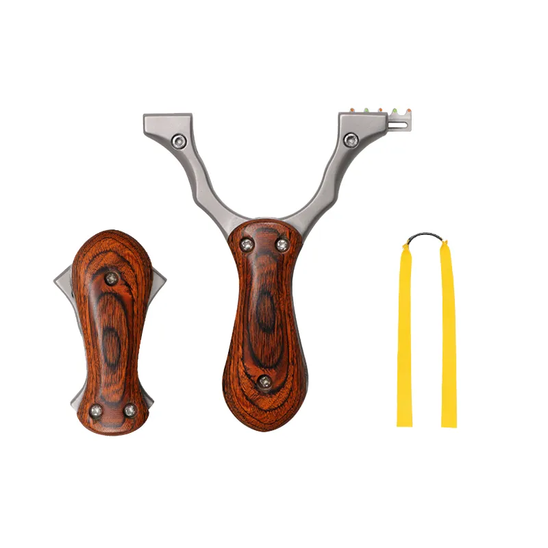 Hunting Slingshot Catapult Folding Stainless Steel Sling Shot With ...