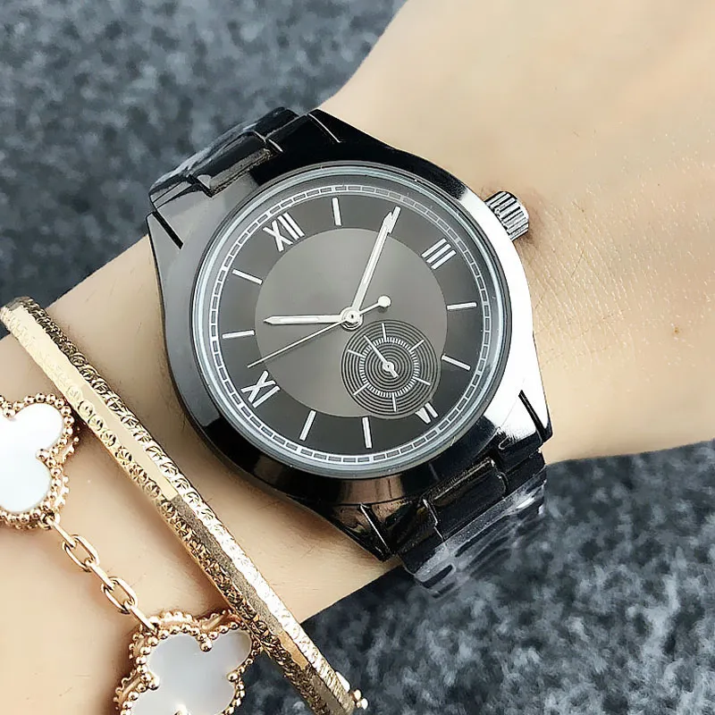 Stylish Women's Fashion Watch With All Metal Steel Band And Quartz ...