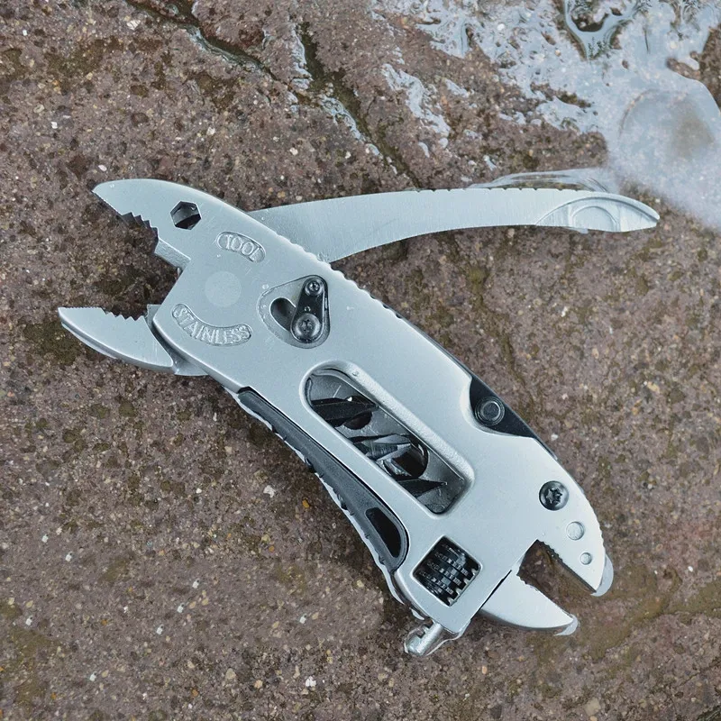 Multitool Pliers: Portable Folding Stainless Steel Multi Tool Pliers ...