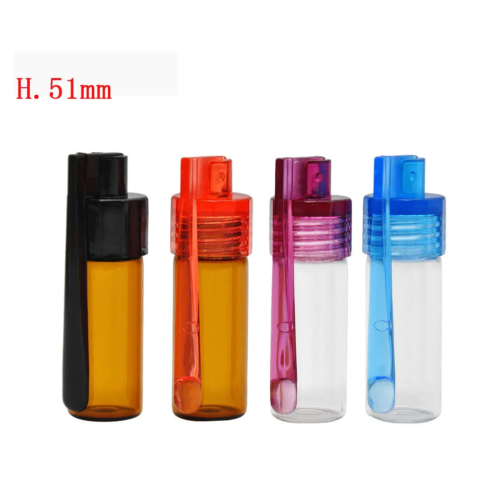 HONEYPUFF Wholesale Acrylic Glass Snuff Bullet Rocket Snorter with ...