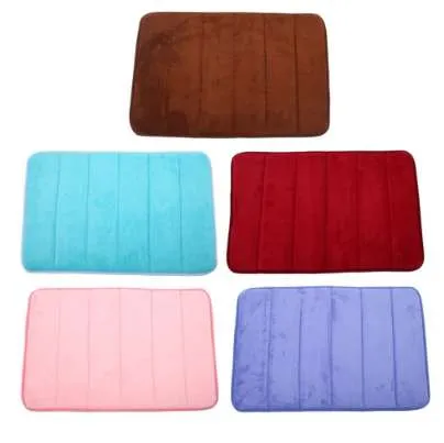 DHgate.com:Ultra-Soft Memory Foam Bath Mat, Non-Slip, Water Absorbent ...