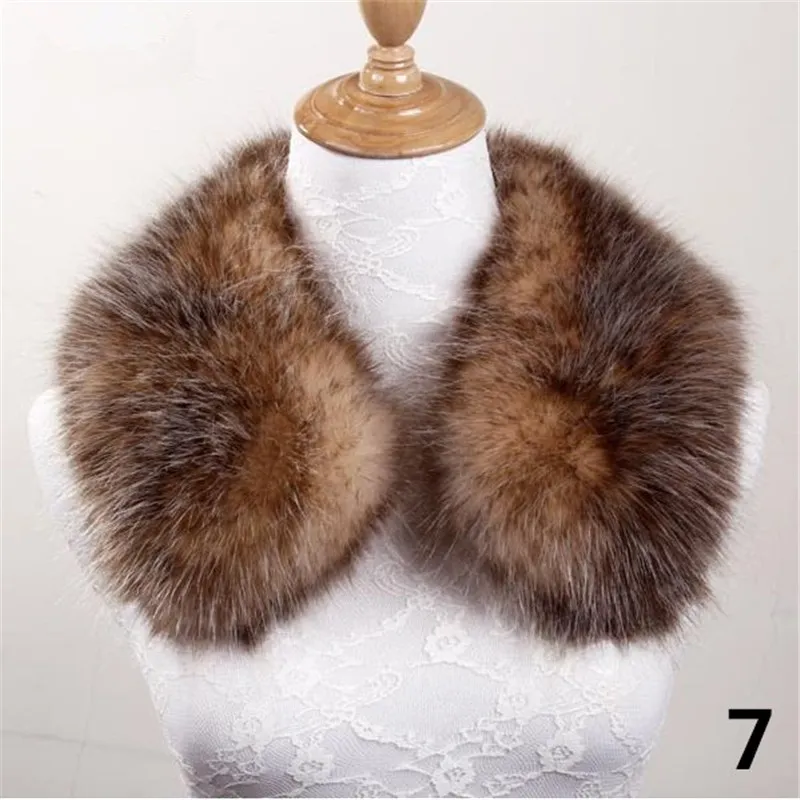 Luxe Mode Unisexe Col En Fausse Fourrure Écharpe Col Châle Hommes ...