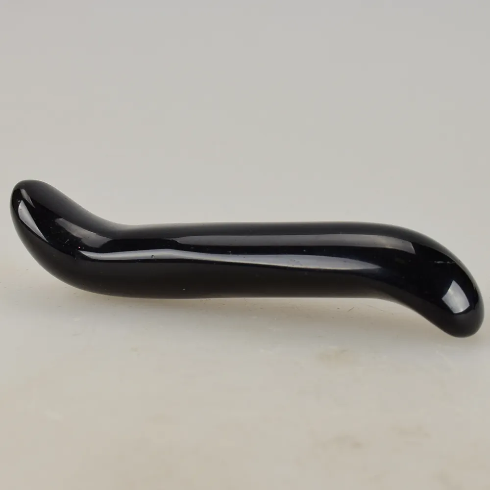 MIni Massage Roller Black Obsidian Stone Face Massager Thin Face ...