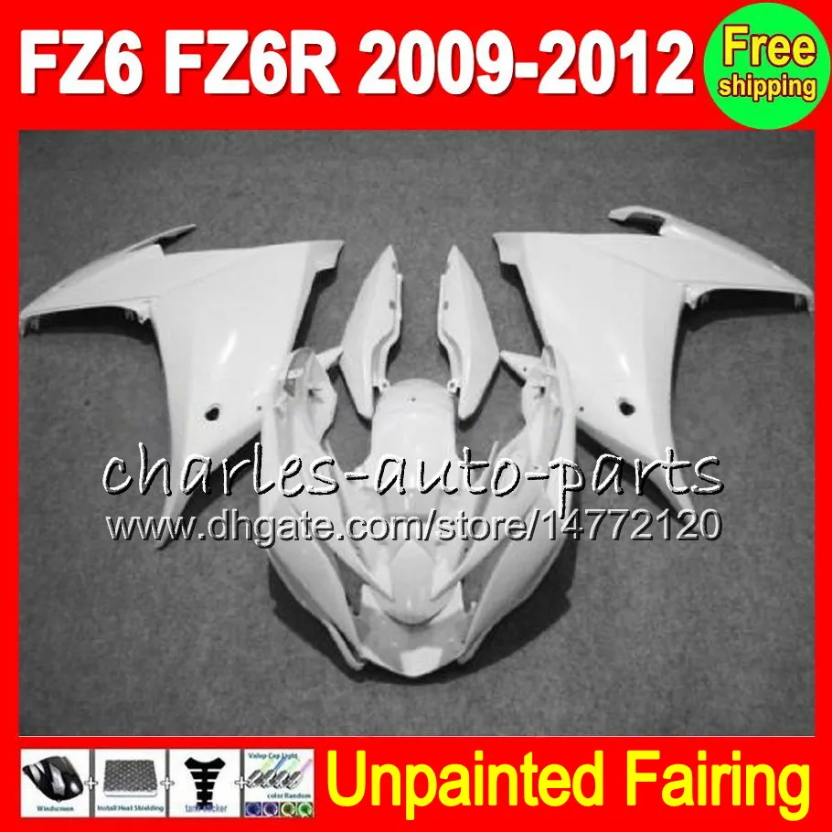 8Gifts Unpainted Full Fairing Kit For YAMAHA FZ6 FZ6R 2009 2012 FZ 6R ...