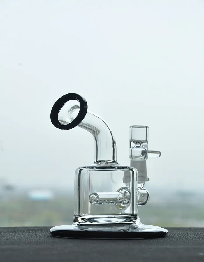 Bulk Order Small Glass Water Bong With Downstem Perc And 10mm Joint ...
