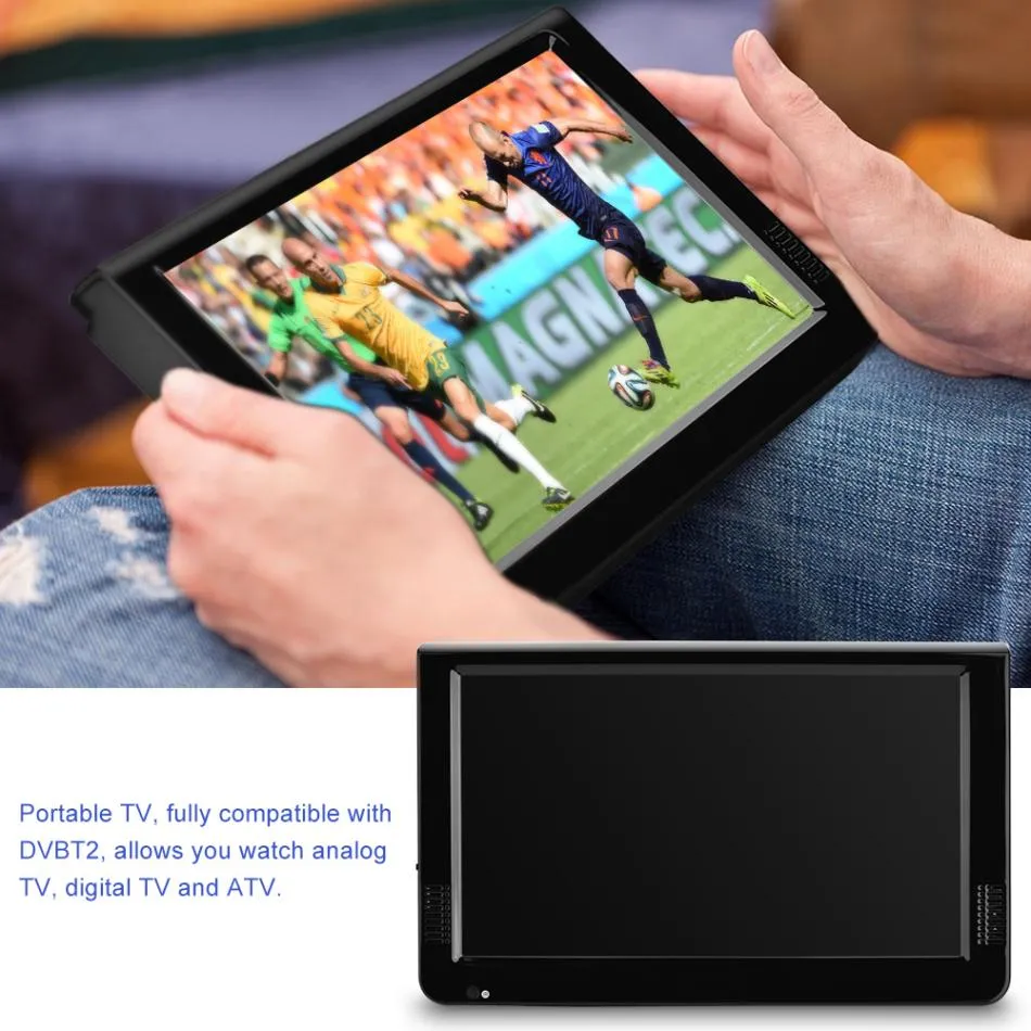 Car TV Monitors, Portable 10.1 Television With 16:9 TFT LED Screen ...