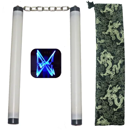 LED Glow Nunchucks For Training And Performance Colorful Martial Arts ...