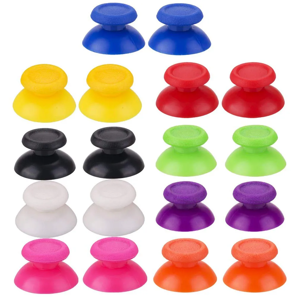 Gamepad Multicolor 3D Analog Joystick Cover Rocker Cap for PlayStation ...