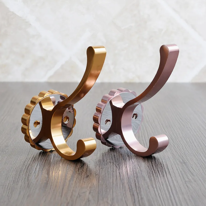 DHgate.com:Bathroom Wall Mount Hooks, Space Aluminum Single Robe Coat ...