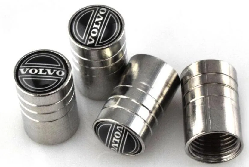 Auto Sticker Car Styling Wheel Tire Valve Caps For Volvo Xc60 Xc90 S60 ...