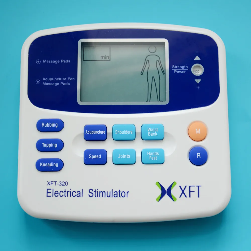 TENS/EMS Machine Digital Massage With Accupuncture Pen And Electrode ...