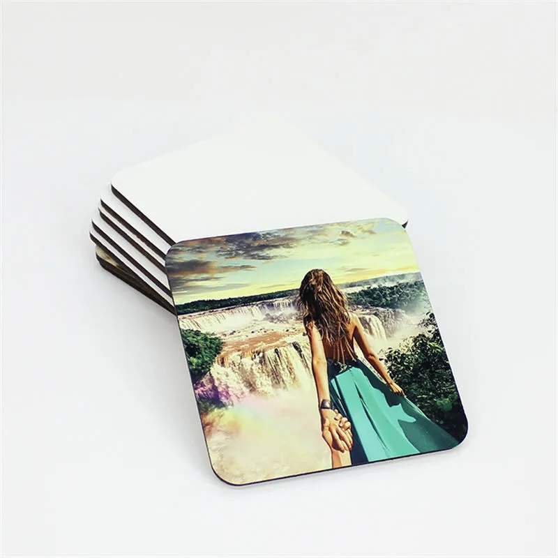 Customized Square Shape Sublimation Coasters For Dye Sublimization And ...