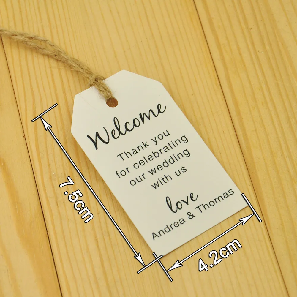 Etiquetas Para Bolsas De Bienvenida De Boda