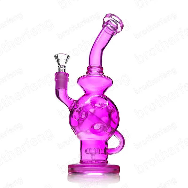 Bent Dab Clou Bong Perc Oeuf Bong Oeuf Plate Forme Verre Rose Fumer Des ...