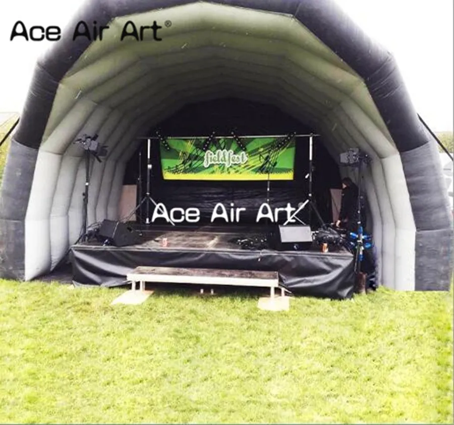 Inflatable Air Tent Stage Tunnel: Portable Event Archway Booth, Durable ...